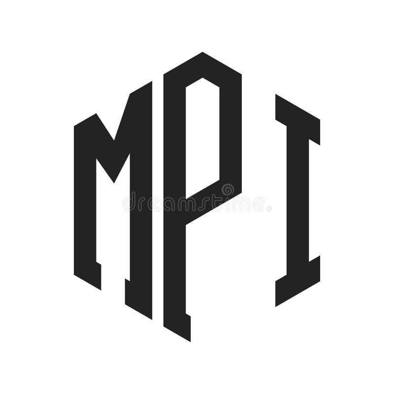 MPI Logo Design. Initial Letter MPI Monogram Logo Using Hexagon Shape ...