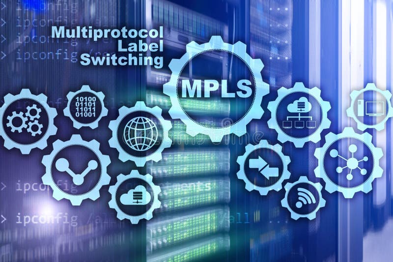 MPLS. Multiprotocol Label Switching Stock Image - Image of switching ...