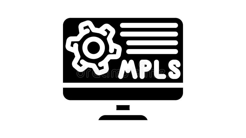 Sni Protocol Glyph Icon Animation Stock Footage - Video of police ...