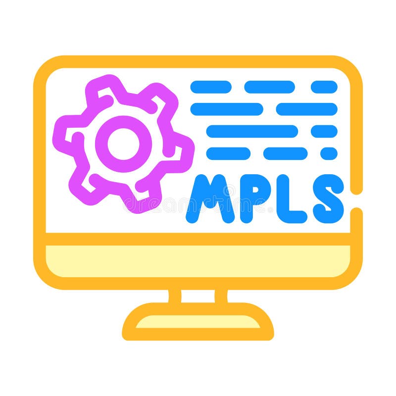 Mpls Protocol Color Icon Vector Illustration Stock Vector ...