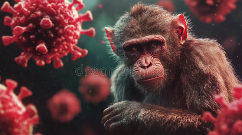 Mpox, Monkey with Monkeypox, Outbreak of the MPXV Virus, Infectious ...