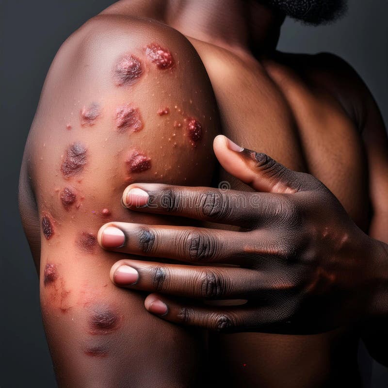 Mpox. Monkeypox. Monkeypox Blisters on Arm. Virus, Epidemic, Disease ...