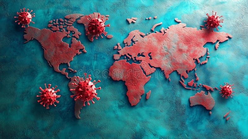 Mpox, World Map with Monkeypox, Outbreak of the MPXV Virus, Infectious ...