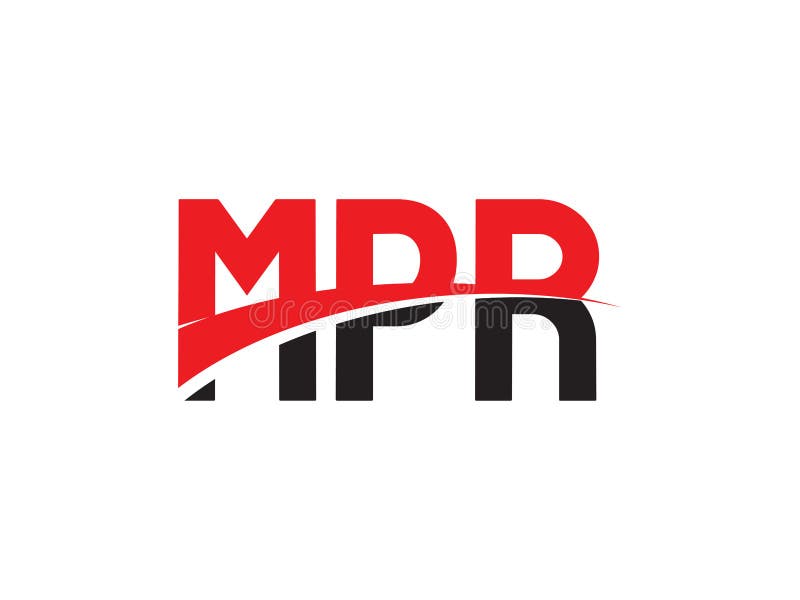 MPR Letter Initial Logo Design Stock Vector - Illustration of brand ...