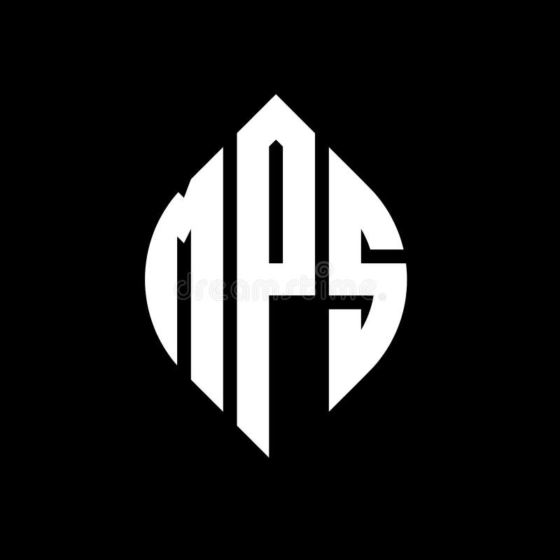 MPS Circle Letter Logo Design with Circle and Ellipse Shape. MPS ...