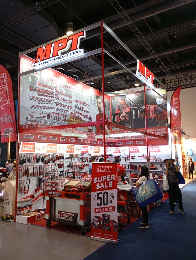 Mpt Booth at Philconstruct Expo in Pasay, Philippines Editorial Image ...