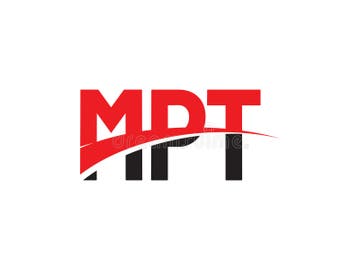 MPT Letter Initial Logo Design Stock Vector - Illustration of ligh ...