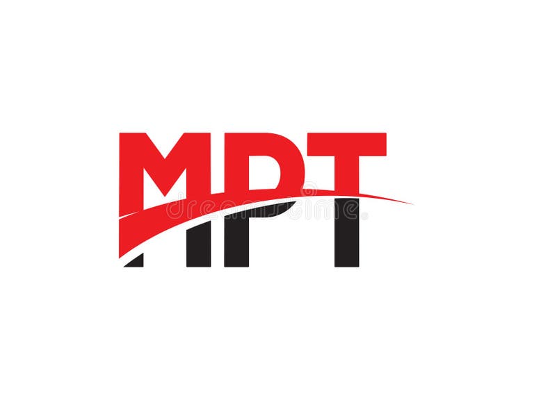 MPT Letter Initial Logo Design Stock Vector - Illustration of ligh ...