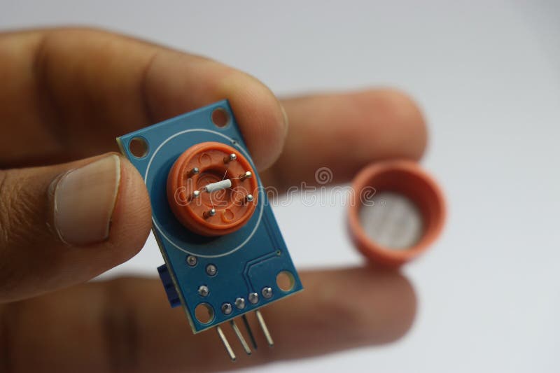 MQ3 Alcohol Sensor Inside Part. MQ-3 Sensor Disassembled for Detailed ...