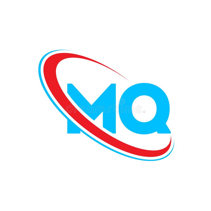 MQ M Q Letter Logo Design. Initial Letter MQ Linked Circle Upercase ...