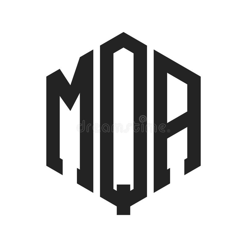 MQA Logo Design. Initial Letter MQA Monogram Logo Using Hexagon Shape ...