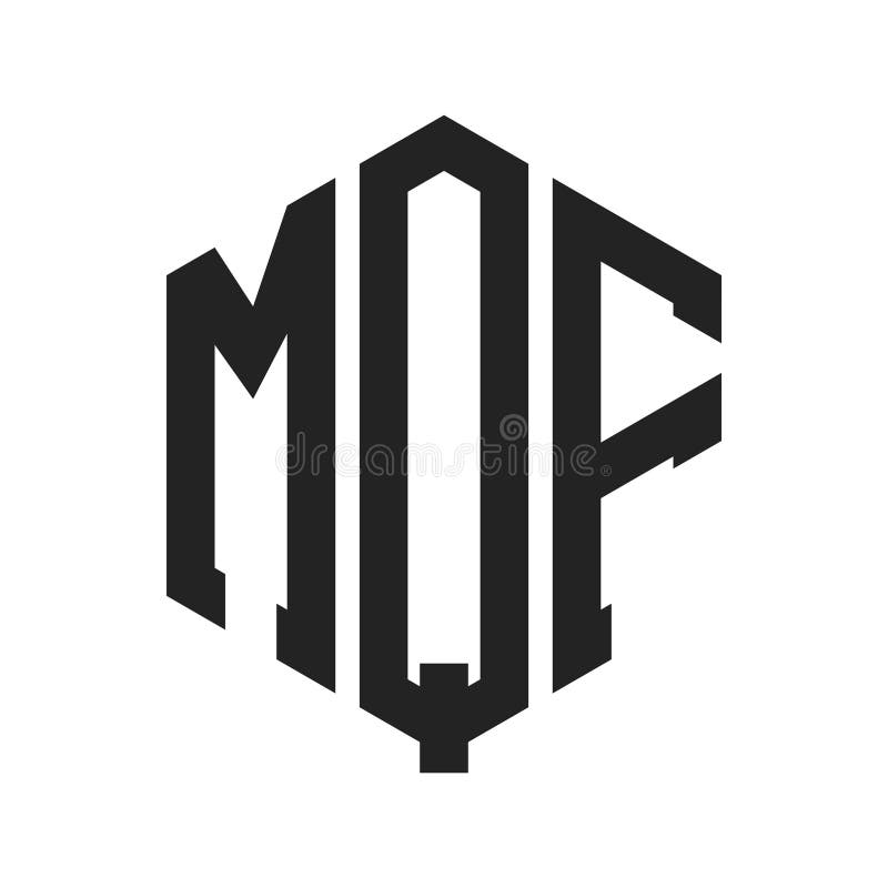 MQF Logo Design. Initial Letter MQF Monogram Logo Using Hexagon Shape ...