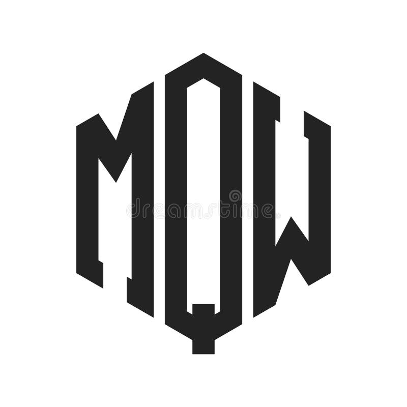 MQW Logo Design. Initial Letter MQW Monogram Logo Using Hexagon Shape ...