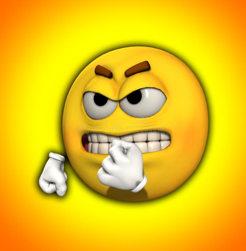 Mr Angry stock illustration. Illustration of head, pose - 10550574