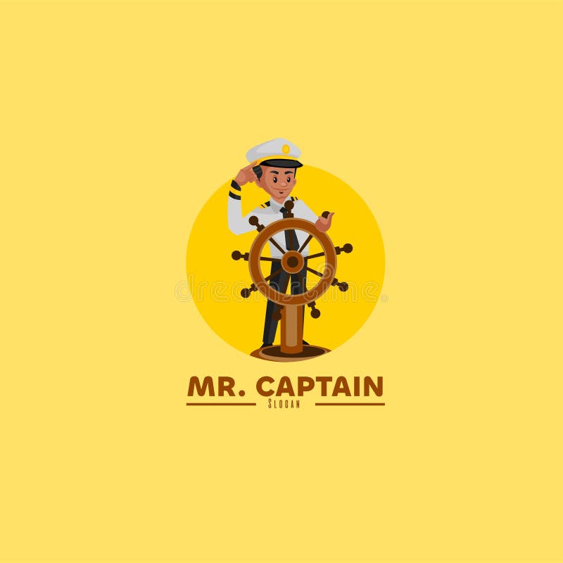 Captain Mascot Logo Design Vector Stock Illustrations – 971 Captain ...