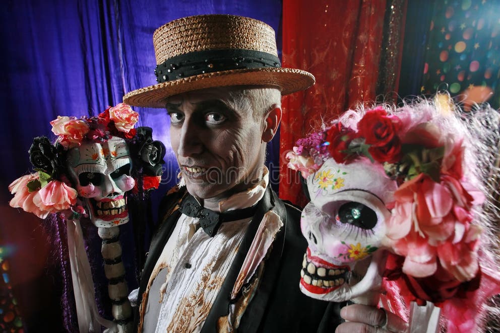 Mr. Dead with Two Girlfriends Stock Photo - Image of dramatic, date ...