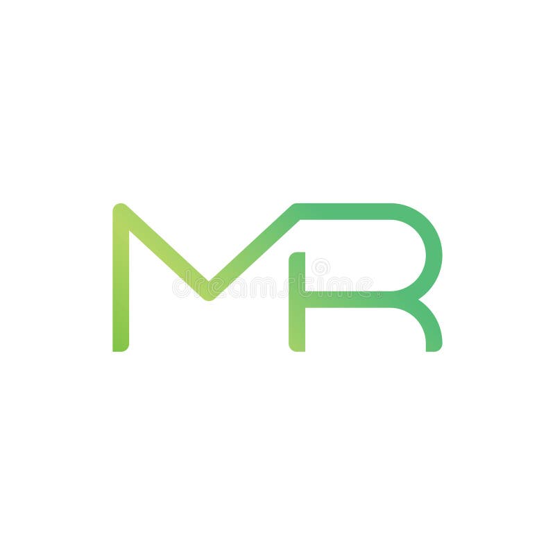 Mr Initial Letter Vector Logo Icon Stock Vector - Illustration of name ...