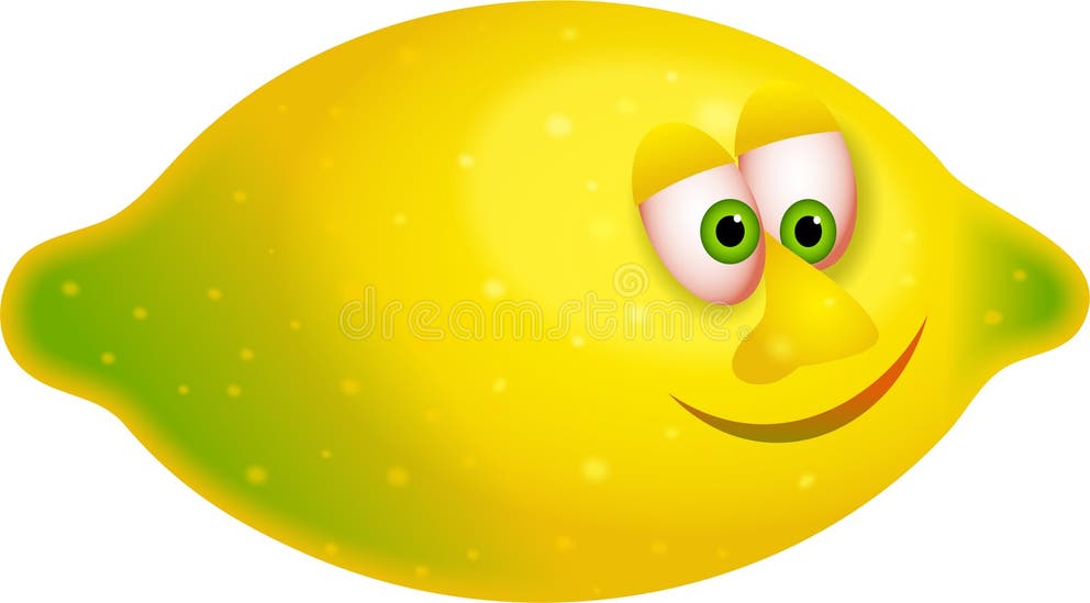 Mr lemon stock illustration. Illustration of fruit, cartoons - 1734133