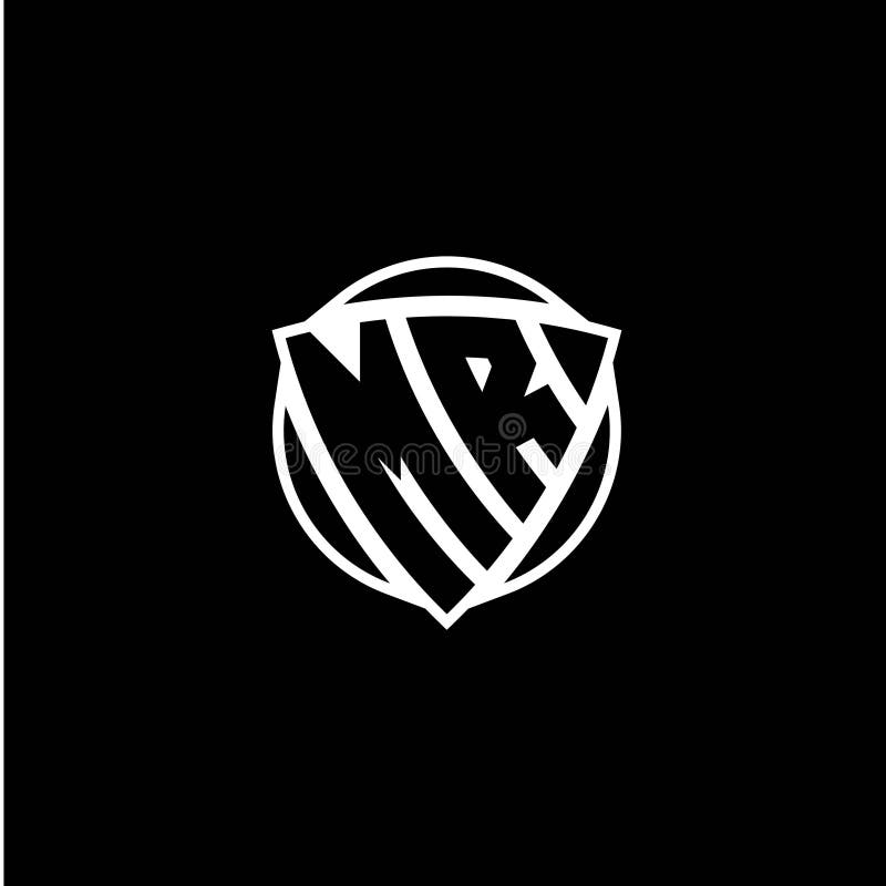 MR Logo Monogram Triangle Shield and Circle Shape Stock Vector ...
