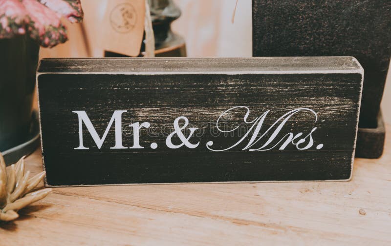 Mr. and Mrs stock image. Image of beautiful, detail - 167022245