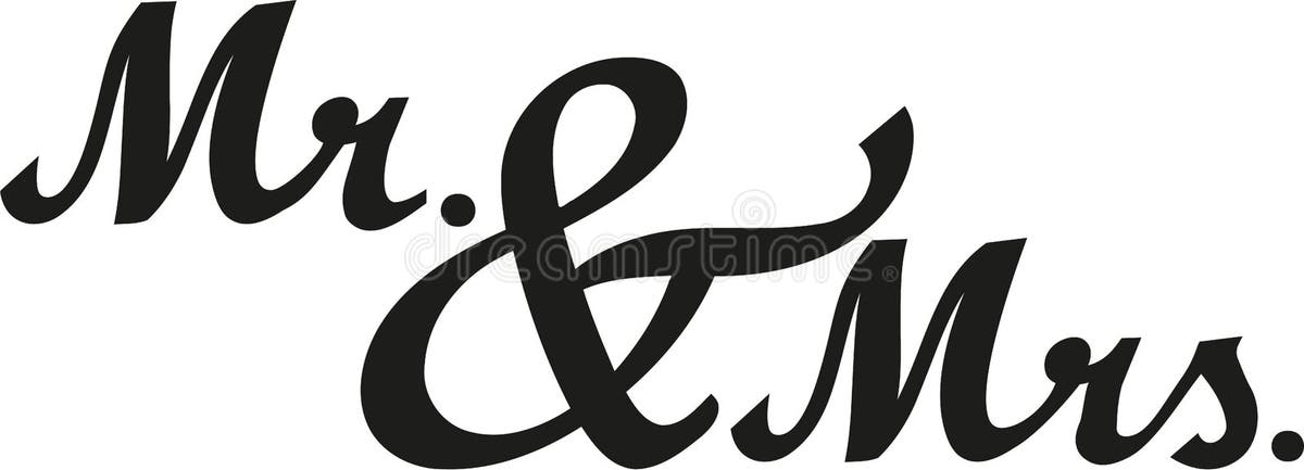 Mr Mrs Logo Stock Illustrations – 112 Mr Mrs Logo Stock Illustrations ...