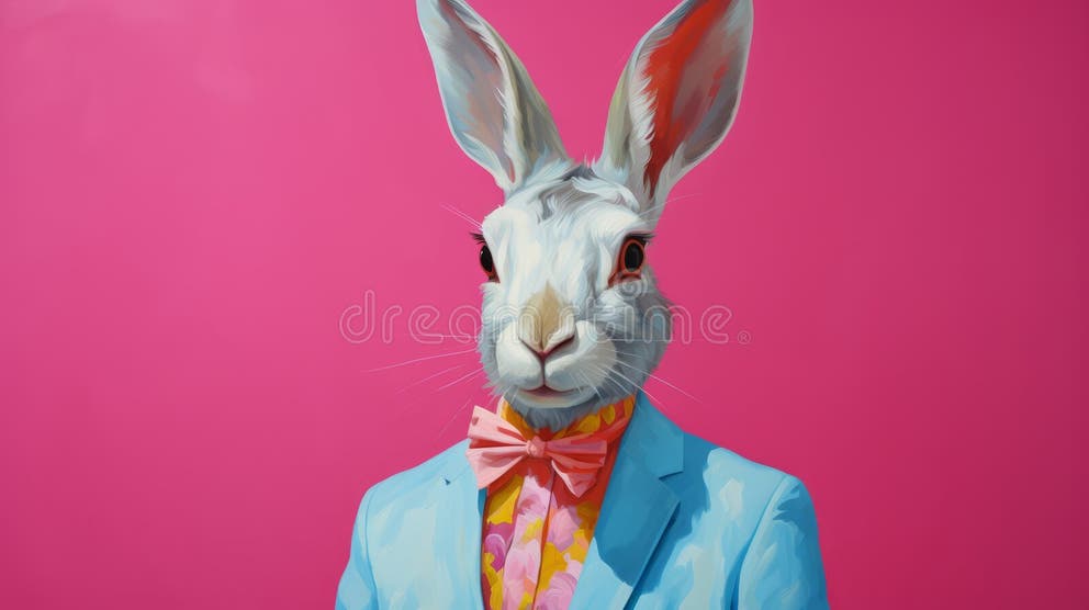Mr Rabbit: Hyper-realistic Pop Painting with Carnivalcore Aesthetics ...