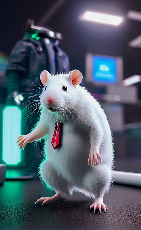 Mr. with rat stock illustration. Illustration of upright - 272008238