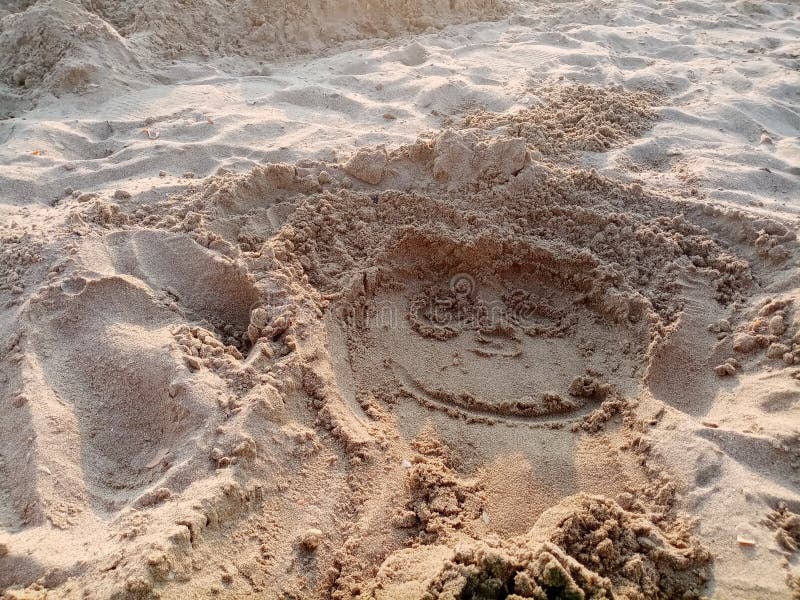 A sandy man on the beach stock image. Image of sandy - 216275887