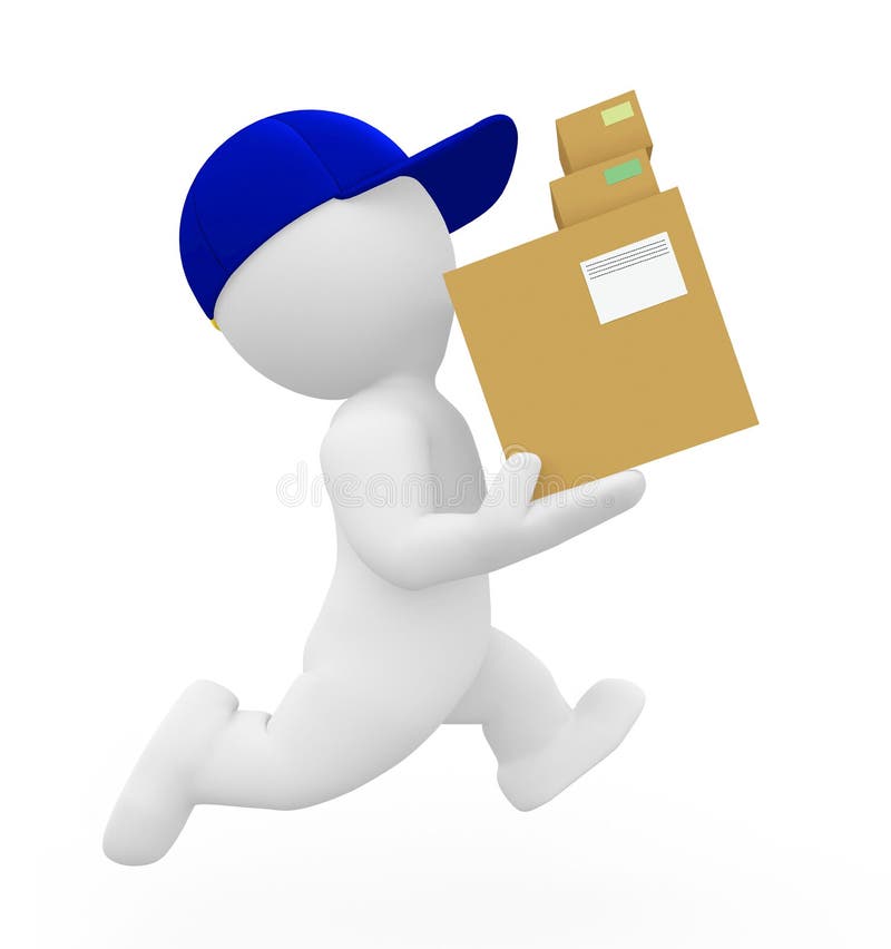 Mr. Smart Guy is a Post Man Stock Illustration - Illustration of help ...