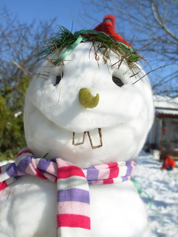 Mr.snowman stock image. Image of smile, decoration, merry - 13091821