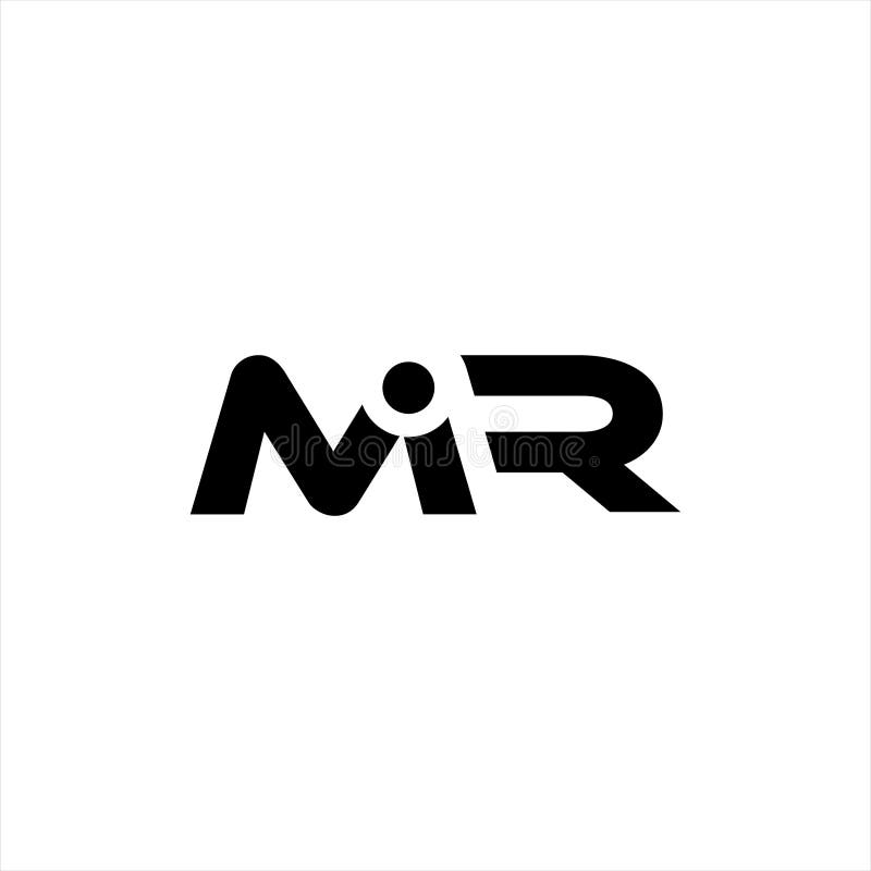 Mr Unique Abstract Geometric Logo Design Stock Vector - Illustration of ...