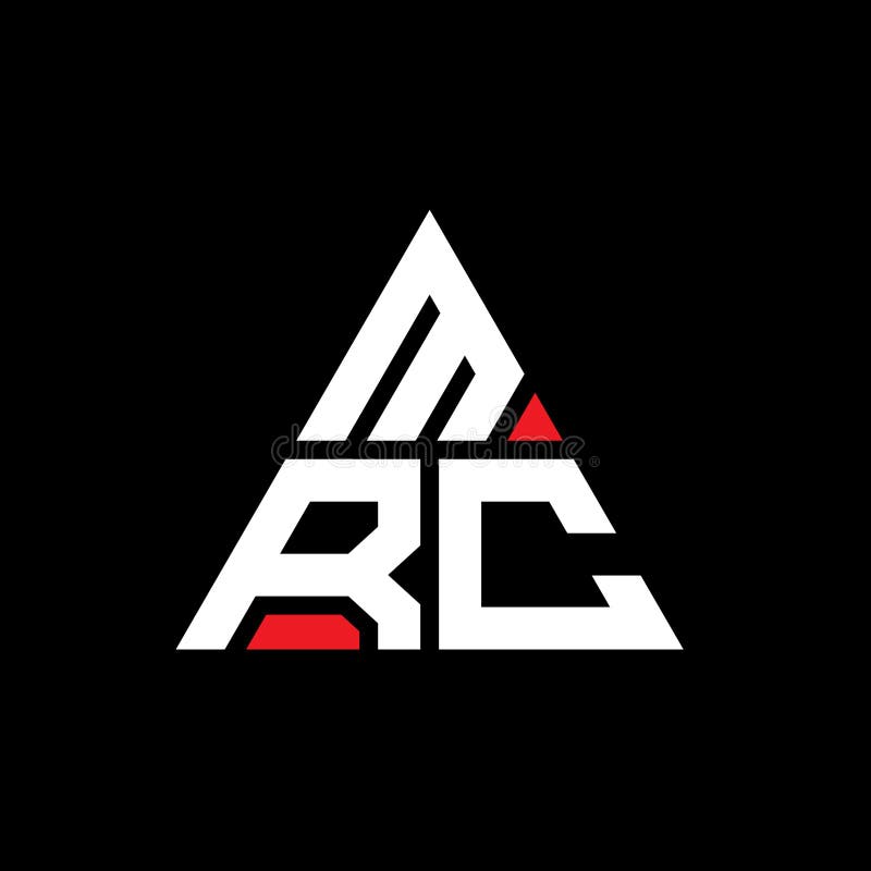 MRC Triangle Letter Logo Design with Triangle Shape. MRC Triangle Logo ...