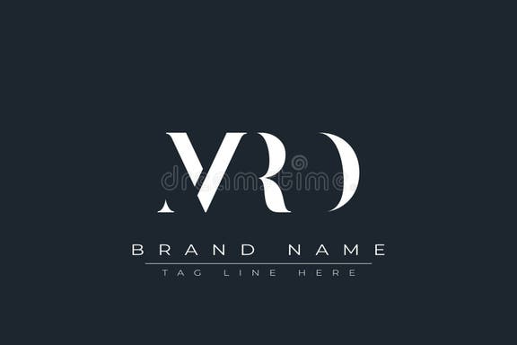 MRD Abstract Letter Logo Design Stock Vector - Illustration of ...