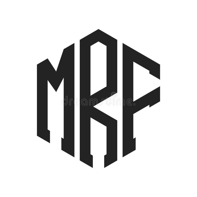 MRF Logo Design. Initial Letter MRF Monogram Logo Using Hexagon Shape ...