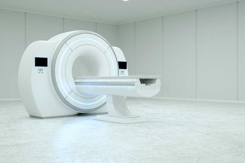 MRI, Complete CAT Scan System in a Hospital Environment. Concept ...