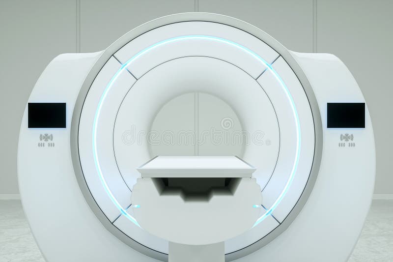 MRI, Complete CAT Scan System in a Hospital Environment. Concept ...