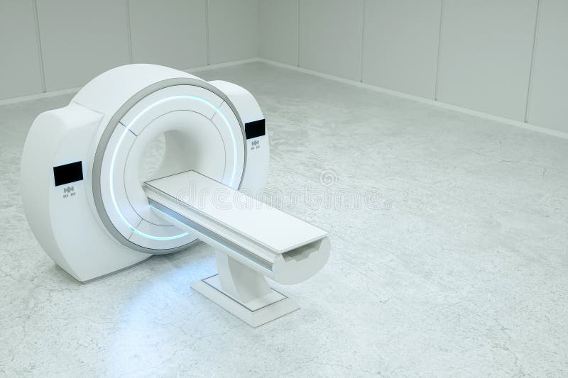MRI, Complete CAT Scan System in a Hospital Environment. Concept ...