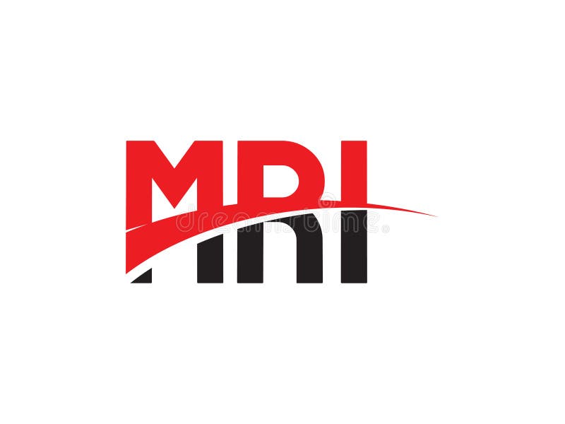 MRI Letter Initial Logo Design Stock Vector - Illustration of brand ...