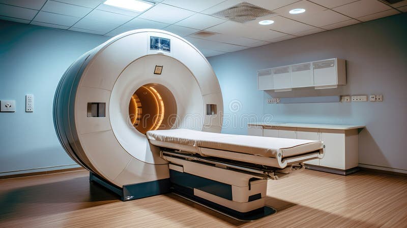 Mri Machine in a Hospital Radiology Department. Generative AI Stock ...