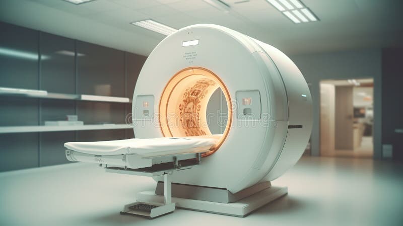 A Mri Machine in a Hospital Room. Generative AI Image. Stock ...