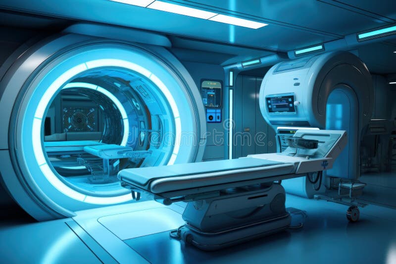 Mri Machine Interior. Generate Ai Stock Photo - Image of ladies ...