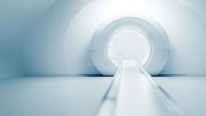 MRI Machine in Modern Medical Facility Stock Illustration ...