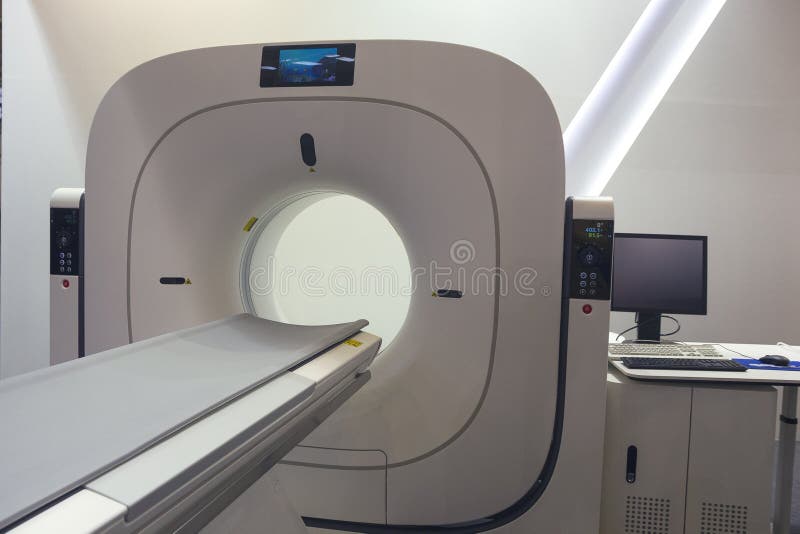MRI Machine is Ready To Research in a Hospital Stock Photo - Image of ...