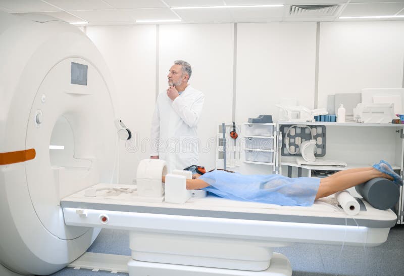 MRI Procedure in the Diagnostic Medical Center Stock Image - Image of ...