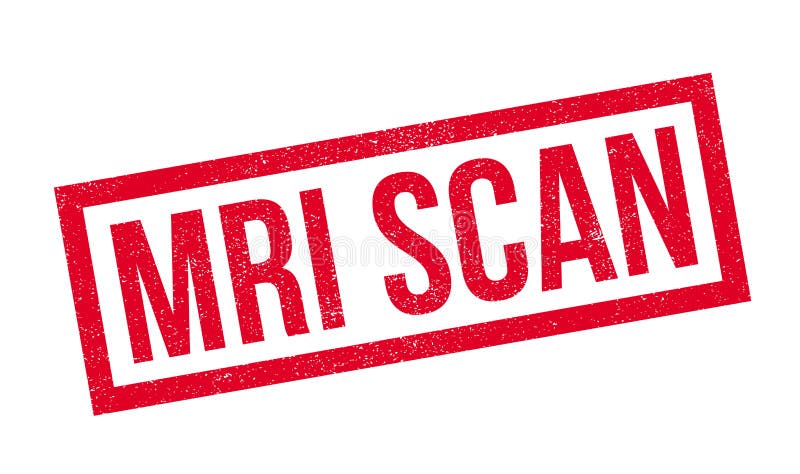 Mri-Scan-Stempel stock abbildung. Illustration von scan - 85914328