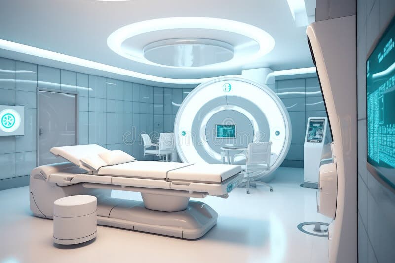 MRI Scanner - Generative AI Stock Photo - Image of generated, illness ...
