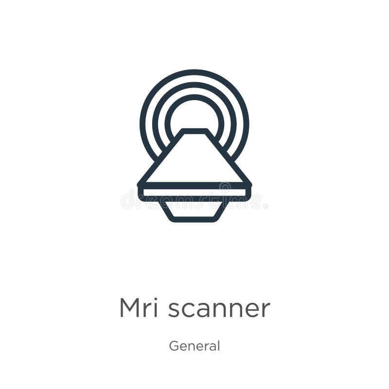 Mri Scanner Icon Vector. Trendy Flat Mri Scanner Icon from General ...