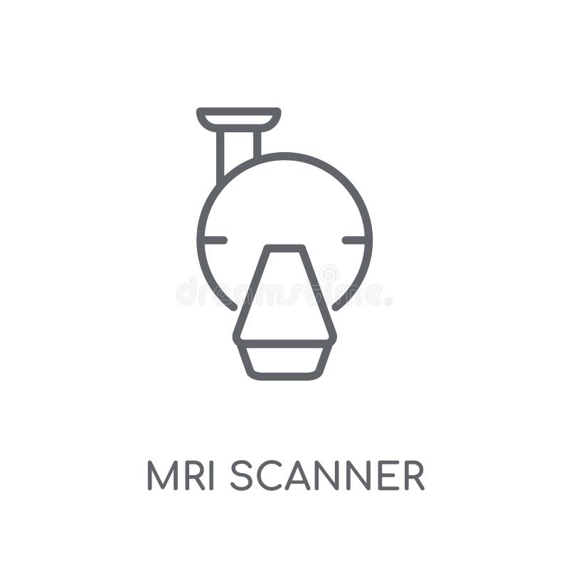 Scanner Linear Icon. Modern Outline Scanner Logo Concept on Whit Stock ...