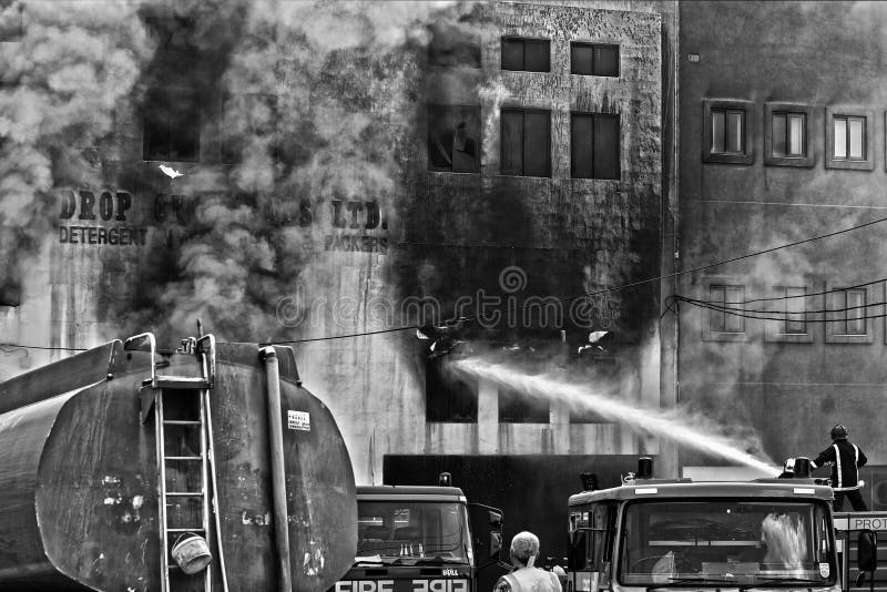 Mriehel Fire editorial photo. Image of photojournalism - 19248606