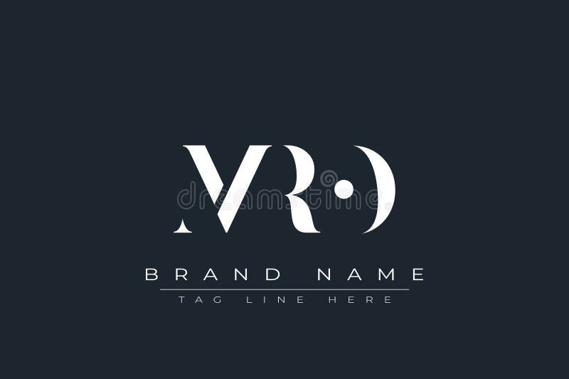 MRO Abstract Letter Logo Design Stock Vector - Illustration of concept ...